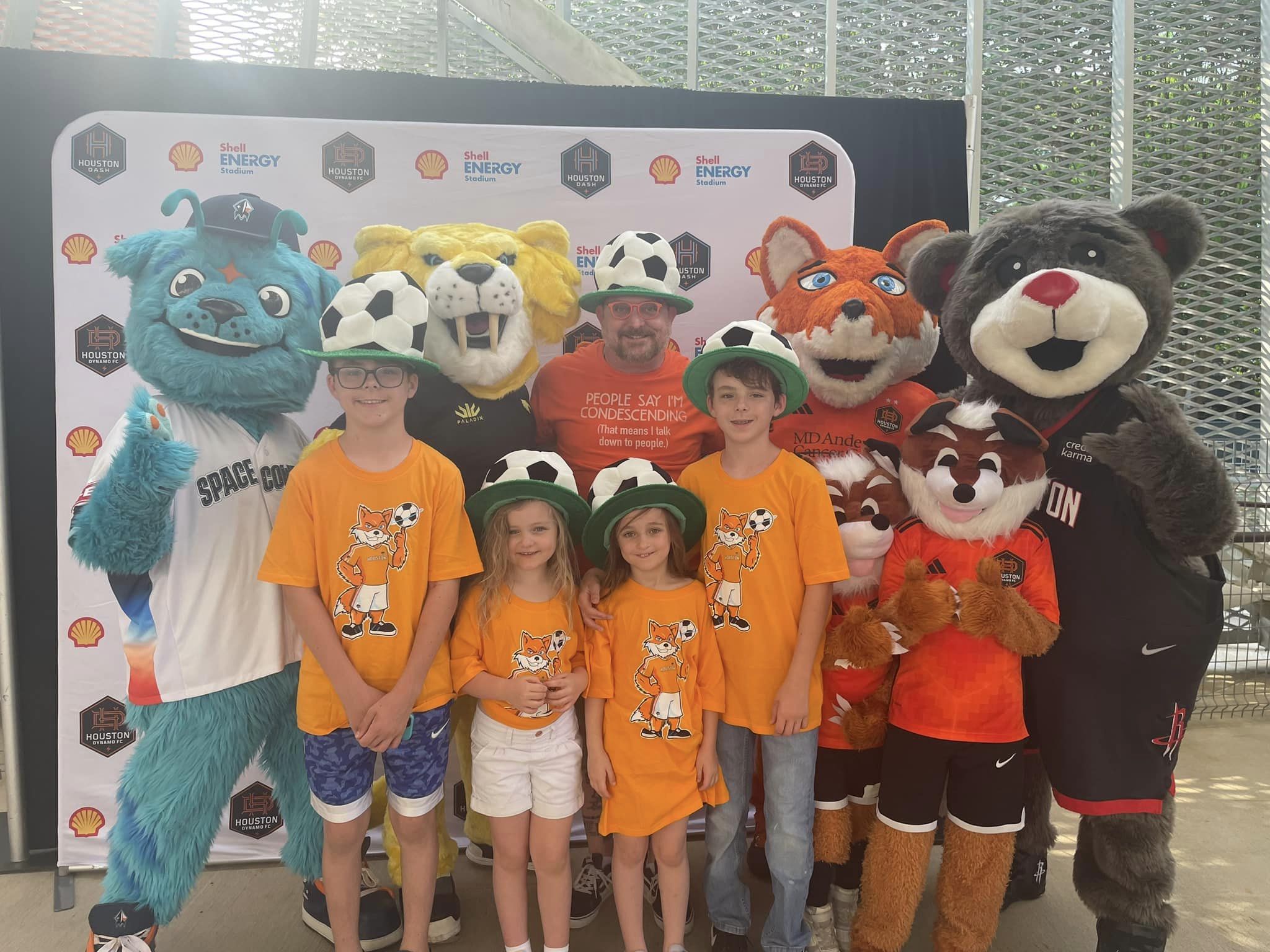 Houston Dynamo Mascot Diesel’s Birthday – Radical Dadding